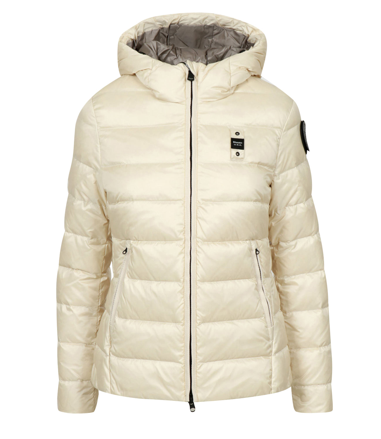 Blauer | Piumino Charme Avorio e Fango BLDC03100 | Carmenboutique.it