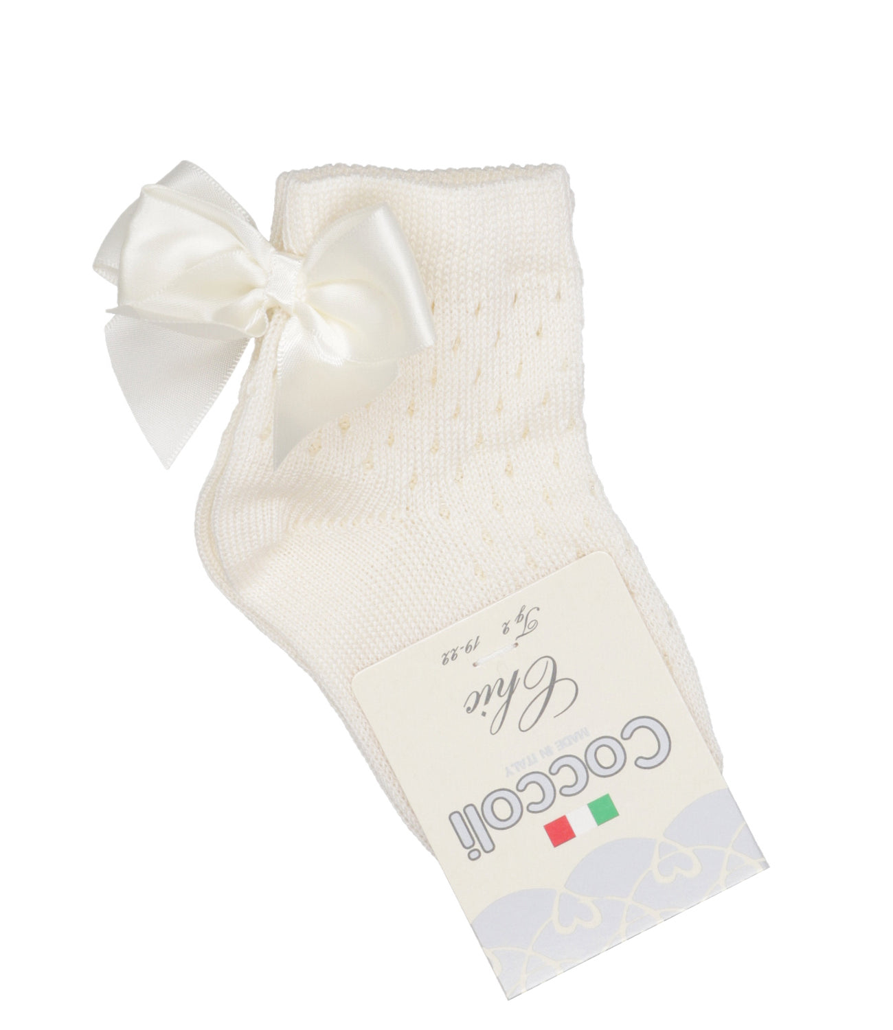 Coccoli Cuddles | Cream Socks BC555F | carmenboutique.it